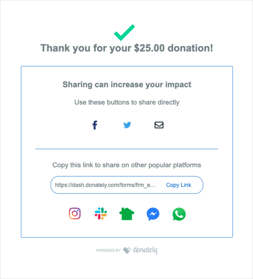 Post-Donation Options